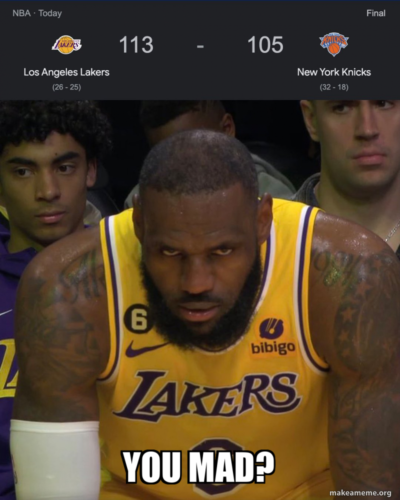 You mad? Meme Generator