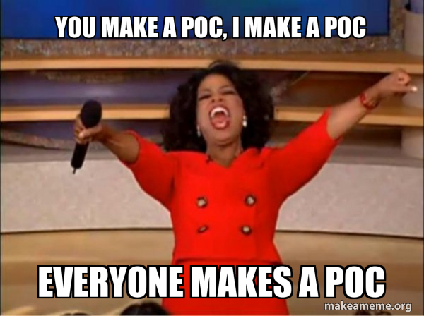 you make a poc, i make a poc everyone makes a poc - Oprah Winfrey - You ...