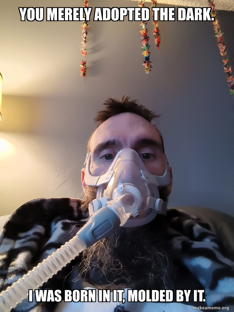 You merely adopted the dark. I was born in it, molded by it. Meme Generator