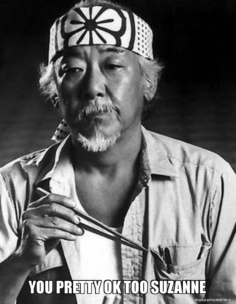 You pretty ok too suzannE Meme Generator