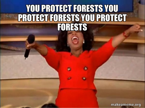 You protect forests You protect forests You protect forests - Oprah ...