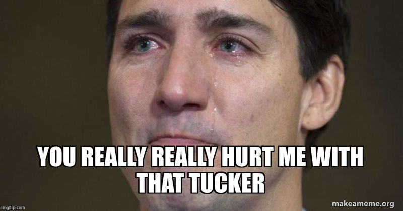 you really really hurt me with that tucker Meme Generator