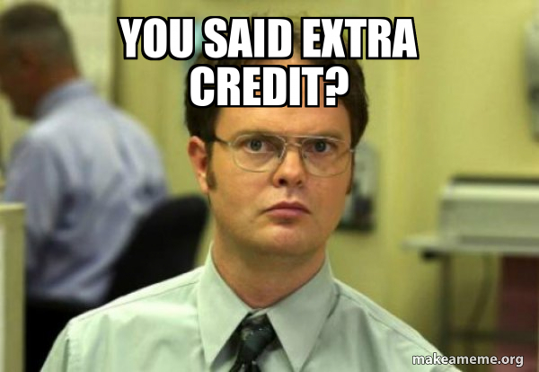 You said extra credit? - Schrute Facts (Dwight Schrute from The Office ...