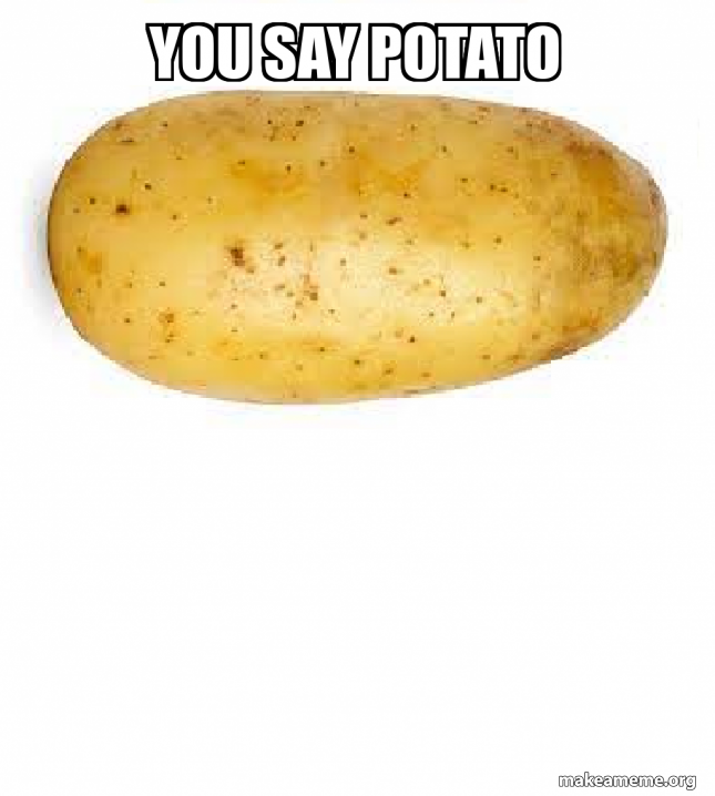 YOU SAY POTATO Meme Generator