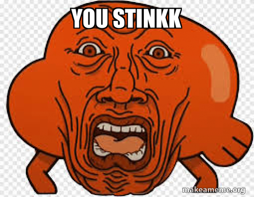 YOU STINKK Meme Generator