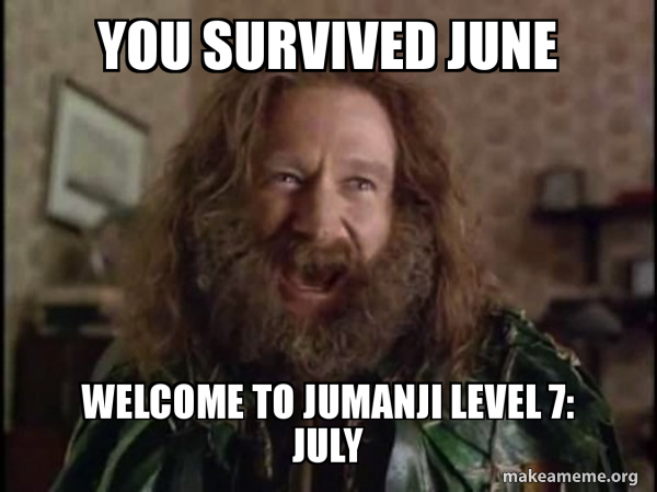You survived june welcome to jumanji Level 7: july - Robin Williams ...