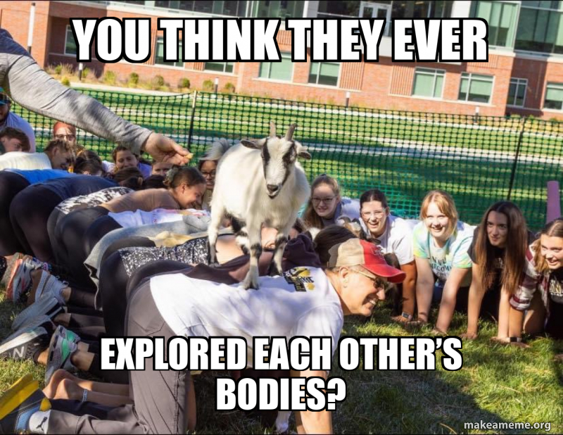 You think they ever Explored each other’s bodies? Meme Generator