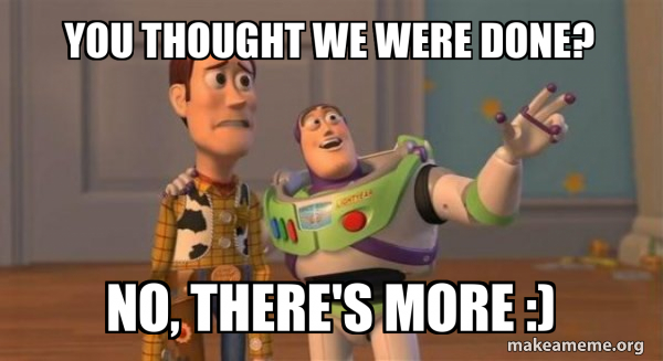 You thought we were done? No, there's more :) - Buzz and Woody (Toy ...