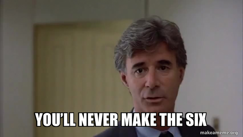 You’ll never make the six Meme Generator