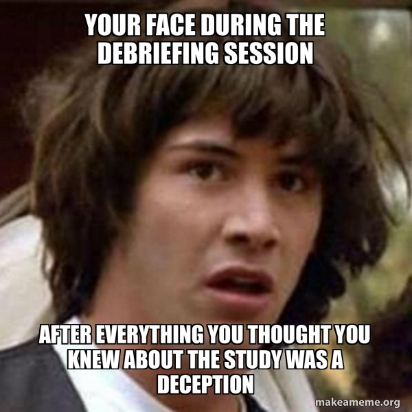 Your face during the debriefing session After everything you thought ...