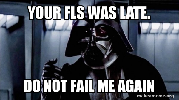 Your FLS was late. Do not fail me again - Darth Vader - Choke Meme ...