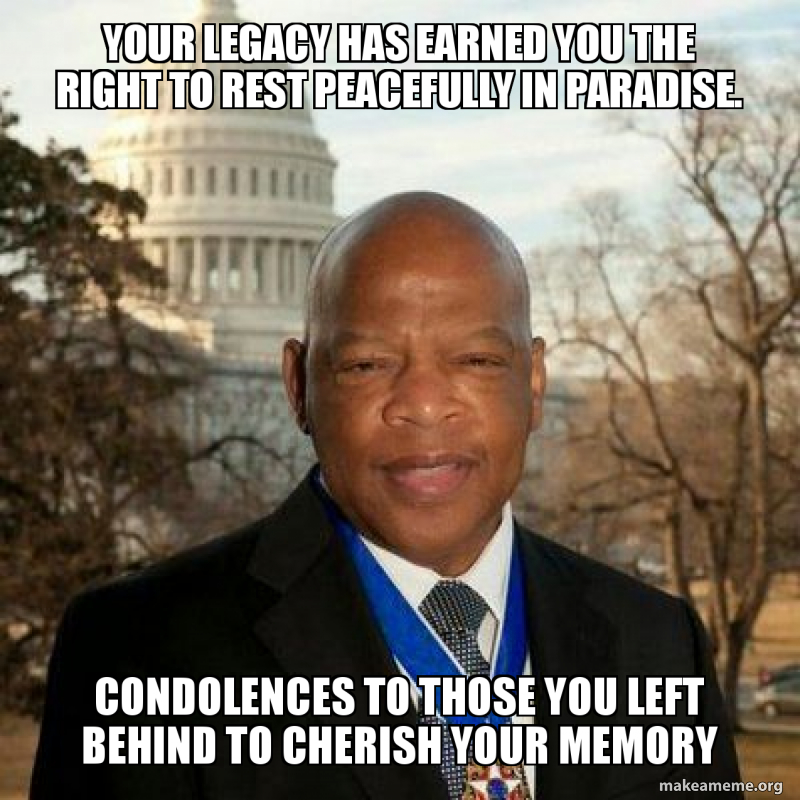 Your legacy has earned you the right to rest peacefully in paradise ...