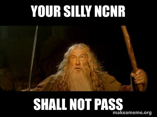 your silly ncnr shall not pass Meme Generator