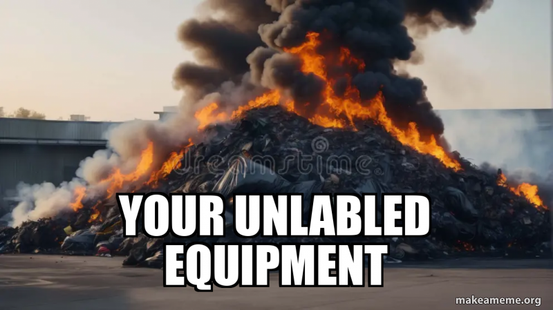 your unlabled equipment Meme Generator