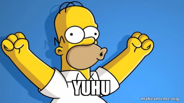 yuhu - Happy Homer Meme Generator