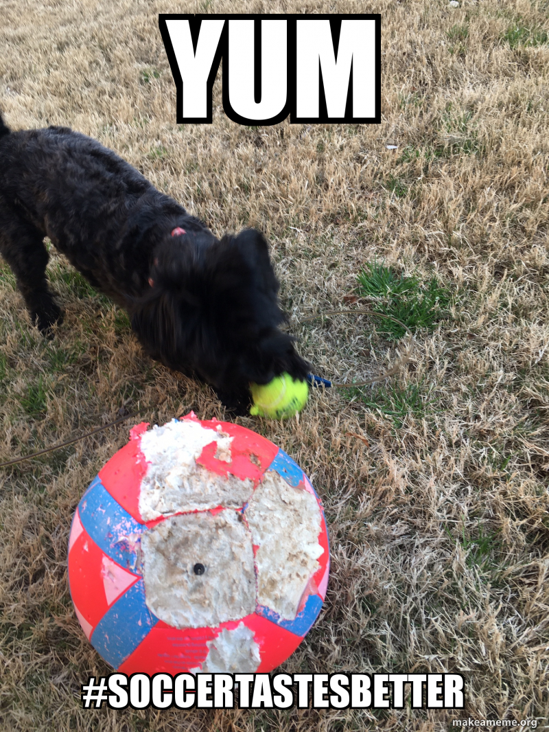 Yum #SoccerTastesBetter Meme Generator