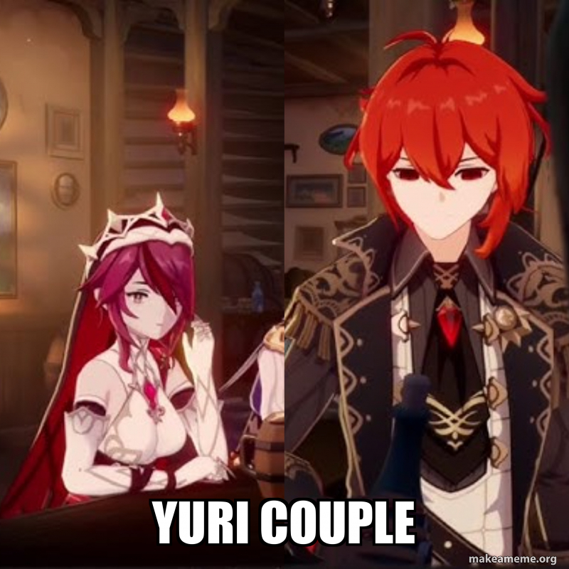 yuri couple Meme Generator