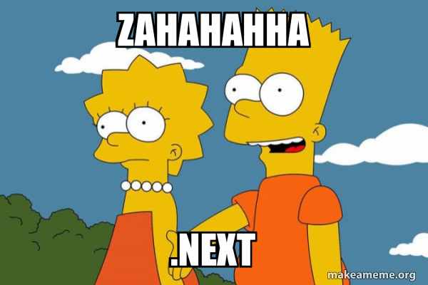 zahahahha .next - Bart and Lisa Chat Meme Generator