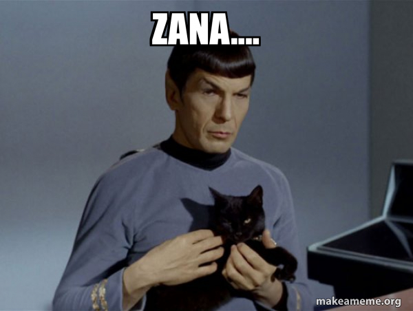 Zana.... - Spock and Cat Meme Meme Generator