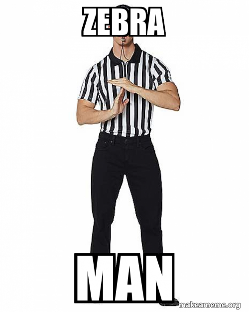 Zebra Man Meme Generator
