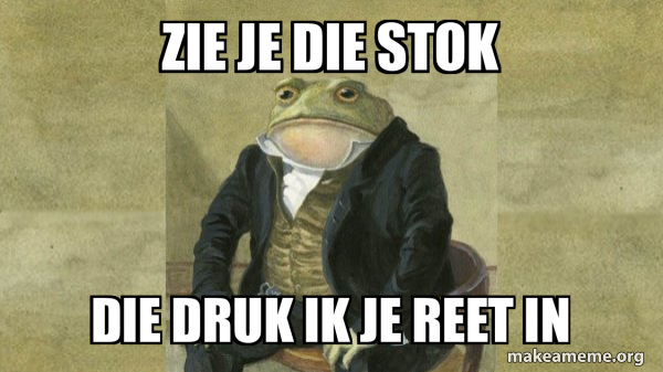 Zie je die stok Die druk ik je reet in - Colonel Toad Meme Generator