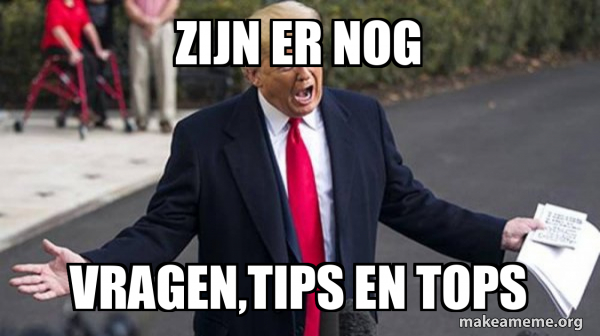 zijn er nog vragen,tips en tops - Trump - Impeachment Quid Pro Quo Meme ...