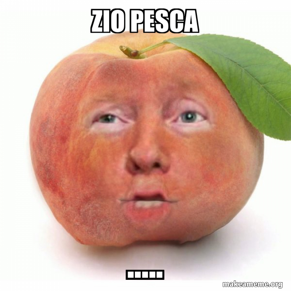 zio pesca ..... - Impeached Donald Trump Meme Generator