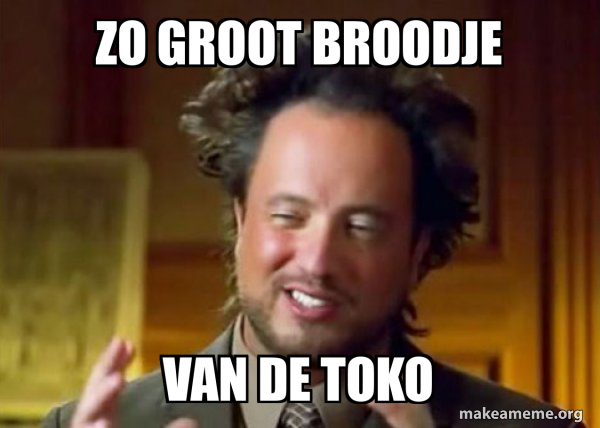 Zo groot broodje Van de toko - Ancient Aliens - Crazy History Channel ...